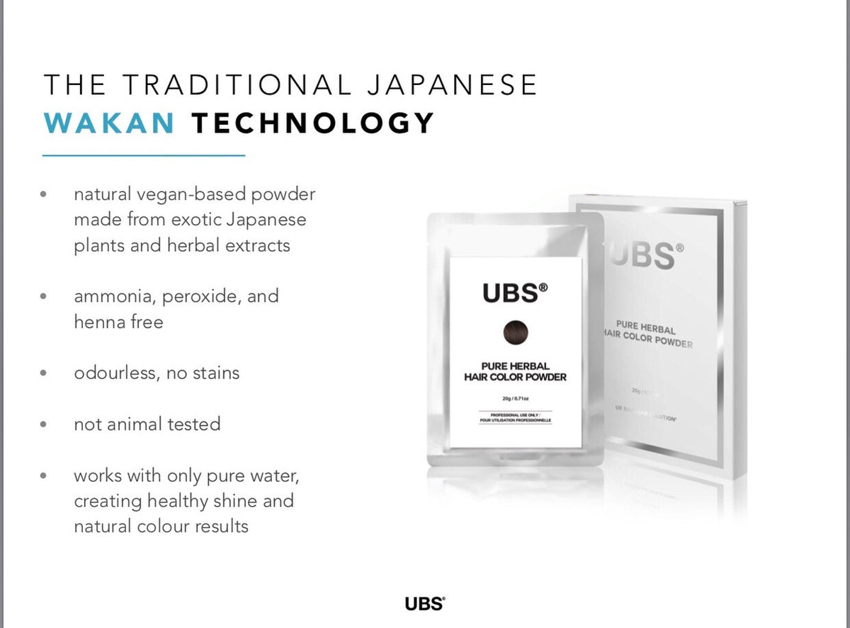 UBS® vegan Herbal powder color. Natural, organic hair colours. – UR ...